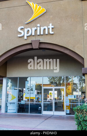 American telecommunications company Sprint logo Stock Photo - Alamy