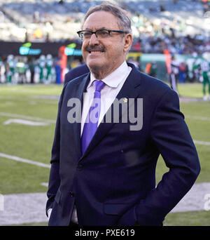 Minnesota Vikings owner Zygi Wilf walks on the field before an NFL wild ...