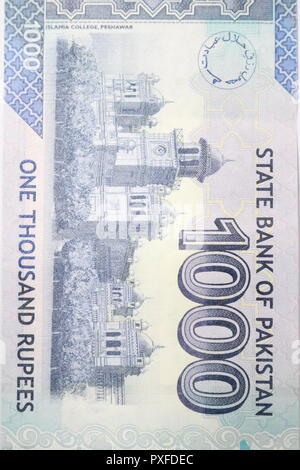 1000 rupees Pakistani currency note Stock Photo: 222845604 - Alamy