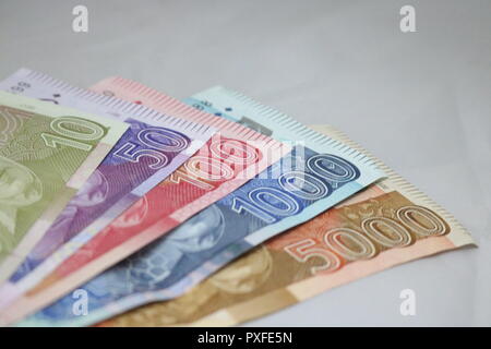 Pakistani currency mix note bundle Stock Photo - Alamy