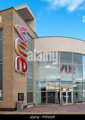 Exterior view of the entrance to the Vue cinema in Leicester Square ...