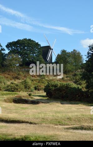 Reigate Heath Windmill Stock Photo - Alamy