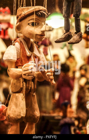 Prague Marionettes shop near Charles Bridge, Czech Republic Stock Photo ...