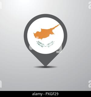 Cyprus independence day 1st october. Cyprus flag in hand. Greeting card ...