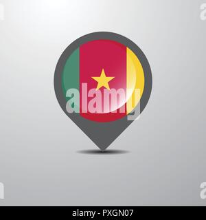 Map of Cameroon with states isolated Stock Vector Image & Art - Alamy