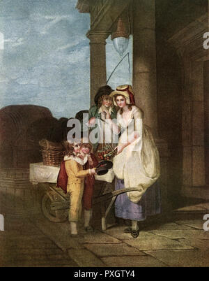 Working Class Dress 1795 Stock Photo - Alamy