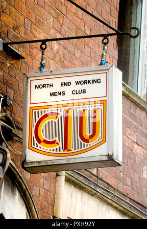 Working Men's Club and Institute Union (CIU) logo, London Stock Photo ...