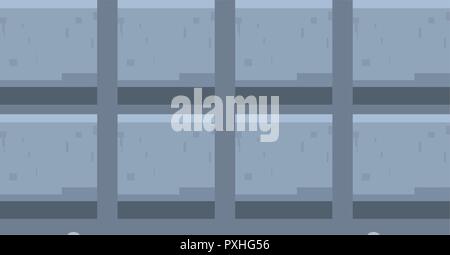 pixel video game wall steel vector illustration Stock Vector Image ...