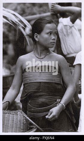 Group of people from Borneo ethnic in traditional costumes Stock Photo ...