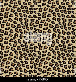 seamless pattern with leopard skin. Animal print Stock Vector Image ...