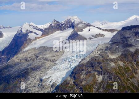 Meade Glacier Alaska USA Stock Photo - Alamy