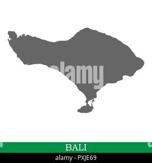 Bali, political map, a province and island of Indonesia Stock Vector ...