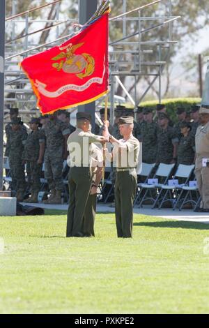 U.S. Marine Sgt. Maj. Carlos Ruiz, the sergeant major for Headquarters ...