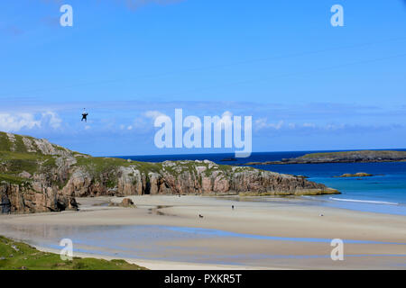 The beaches at Durness peninsula, Scotland, Highlands, United Kingdom ...