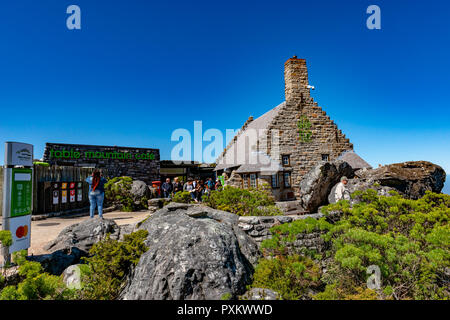 Table Mountain, Cafe, Table Mountain, Cape Town, South Africa Stock ...