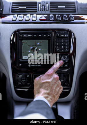 car, navigation system, traffic radio Stock Photo - Alamy
