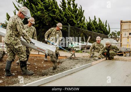 PORT HUENEME, Ca. (JUNE 10, 2017) – Sailors attached to Naval Mobile ...