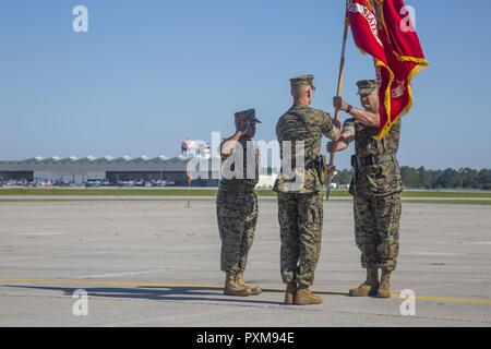 Lt. Col. Christopher Ward (right), commander of 2nd Battalion, 377th ...