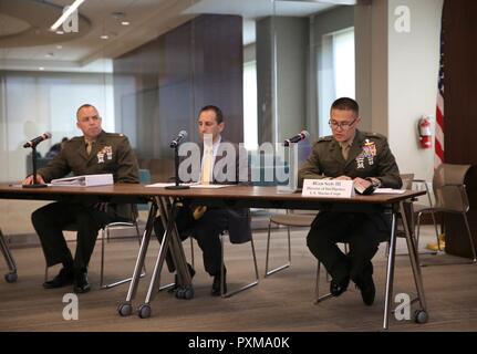 U.S. Marine Corps LtCol. Nick Law, commanding officer, Marine Unmanned ...