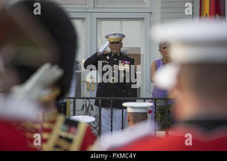 Australian Army Gen. Angus Campbell, center, Chief of the Defence Force ...
