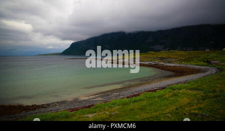 Norway,Finnmark,Porsanger peninsula,Porsangerfjord,coastal scenery ...