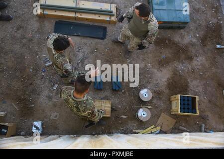 U.S. Army and Iraqi EOD teams dispose of over 300 pounds of unexploded ...