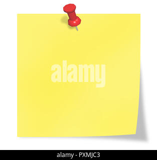 Red push pin isolated on white background. 3d illustration Stock Photo ...