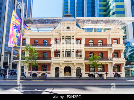 The renovated Palace Hotel on St Georges Terrace, Perth Western ...