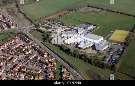aerial view of aerial view of Northampton town centre Stock Photo ...