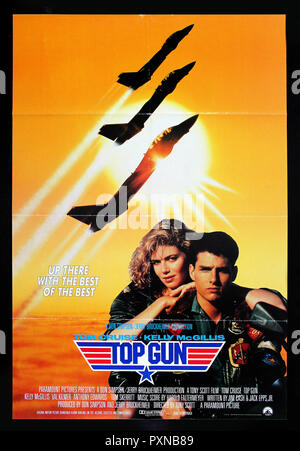 Top Gun - Original movie poster Stock Photo - Alamy
