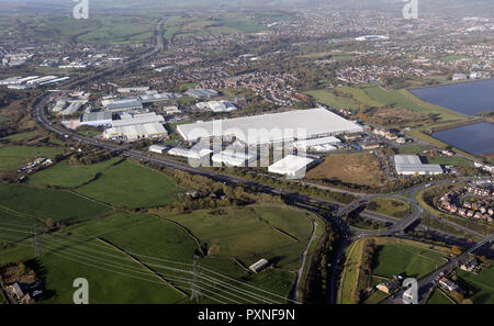 aerial view of the Walker Industrial Estate, Guide, Blackburn Stock ...