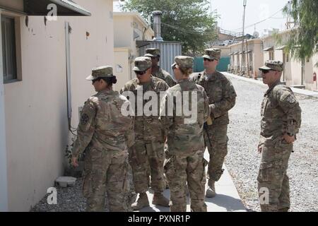 U.S. Army Lt. Col. Robin Hoeflein, commander, 115th Regional Support ...