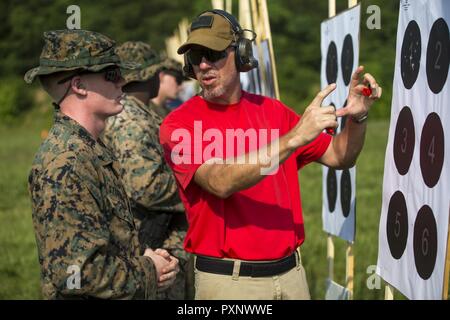 An instructor with the Diplomatic Security Service Training Center ...