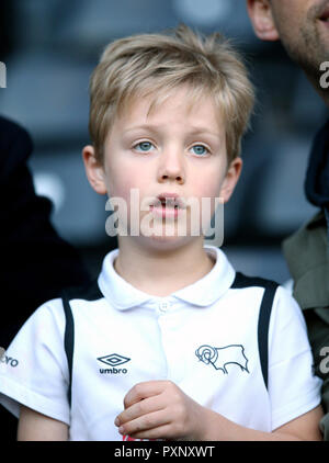 Derby County fans in the stands Stock Photo - Alamy