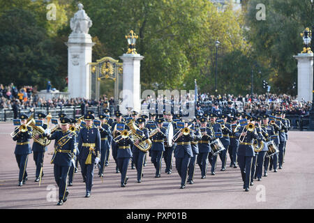 LONDON - King Willem-Alexander, Queen Maxima and Princess Beatrix of The Netherlands attend the ...