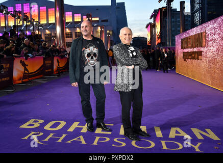 Jose Bergera and Wayne Sleep attending the Bohemian Rhapsody World ...