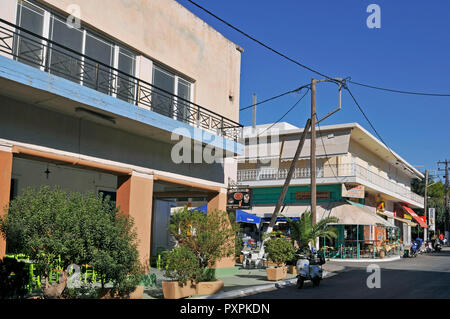 the town of Lakki in Leros Island - Dodecanese Islands - Greece Stock ...