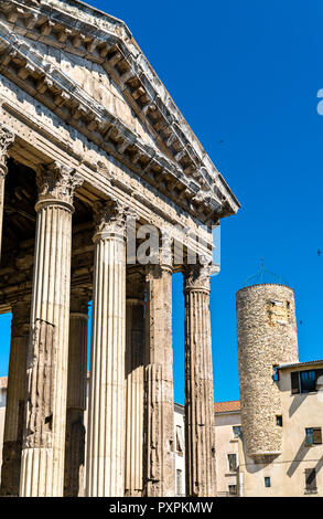 France, Vienne Ancient Roman Temple Stock Photo - Alamy