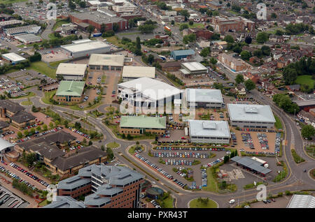 Aerial view of Merry Hill Waterfront, Brierley Hill near Dudley, West ...