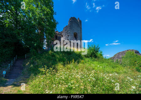 Longtown Castle, Herefordshire, England, United Kingdom, Europe Stock ...