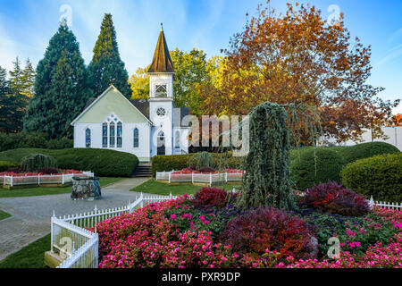 Minoru Chapel, Minoru Park, Richmond, British Columbia, Canada Stock ...