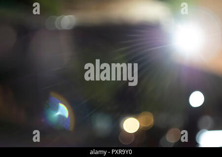 abstract background with bokeh and lens flare Stock Photo - Alamy
