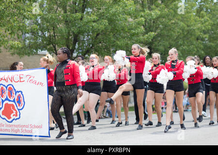 Kokomo, Indiana, USA - June 30, 2018: Haynes Apperson Parade, Old Ford ...