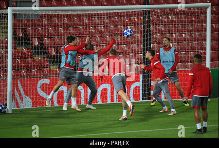 Anfield, Liverpool, UK. 23rd Oct, 2018. UEFA Champions League football ...