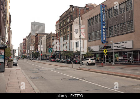Euclid Avenue in downtown Cleveland, Ohio, USA Stock Photo - Alamy