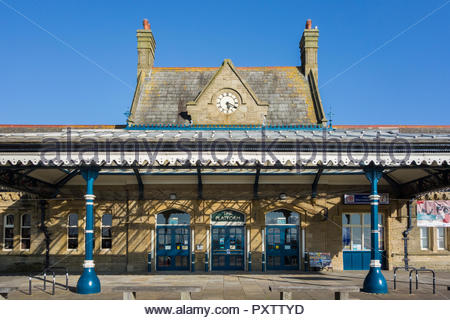 UK, England, Lancashire, Morecambe, The Platform and Tourist Stock ...