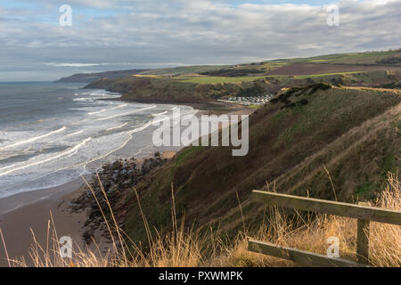 A beautiful coastal scene of the Scottish cliffs Stock Photo - Alamy