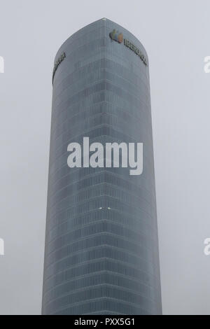 The Bilbao Torre Iberdrola is a modern skyscraper located in Bilbao ...