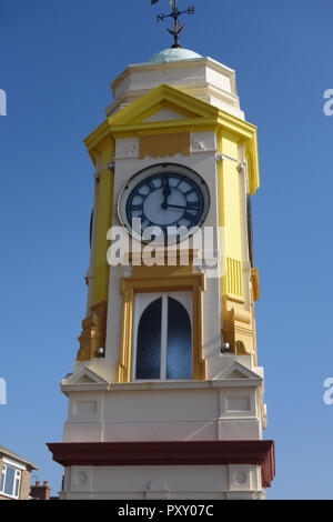 seafront clock tower at Bexhill on Sea celebrating Edward VII's ...