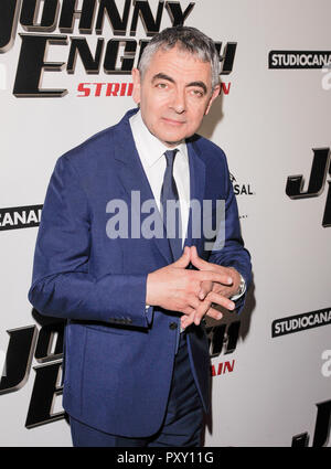 English Actor and Comedian Rowan Atkinson in Australia in 1997 to ...